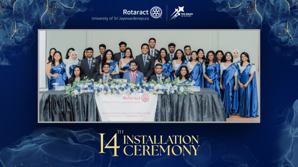 The 14th year of excellence begins! - Official Blog of Rotaract Club of University of Sri ...